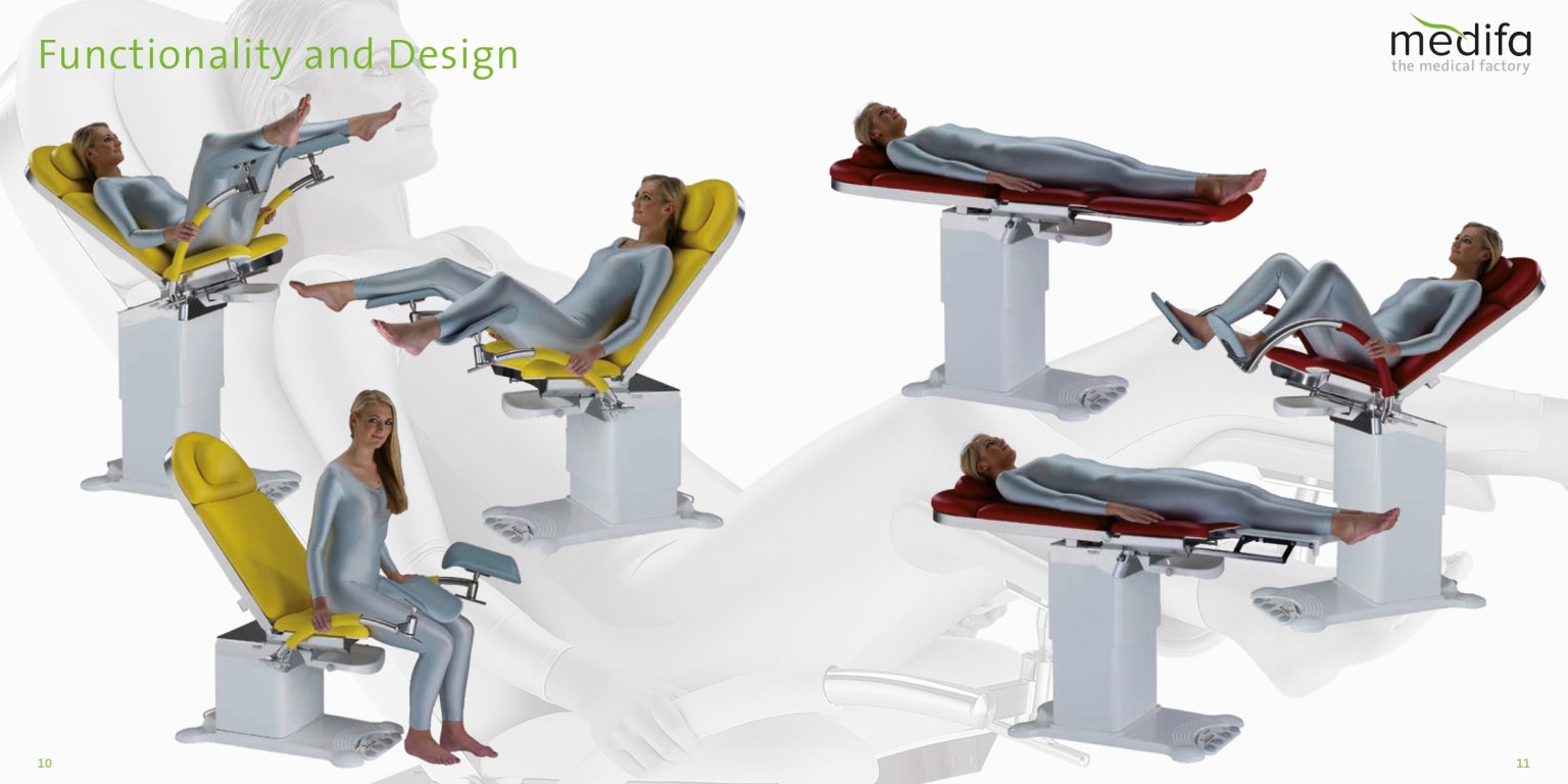 Gynae Colposcopic Examination Chair, with Electrical Leg holder - Benway